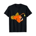 Anglerfish Deep Sea Creatures Angler Fish Sea Monster TShirt - Walmart.com