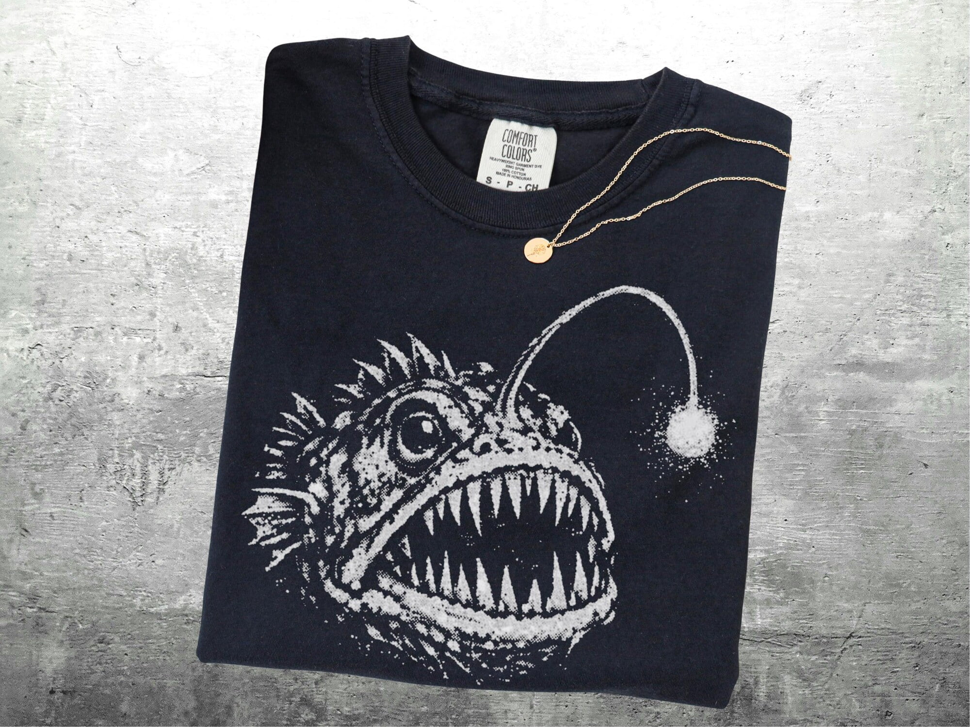 Anglerfish Shirt Punk Aesthetic Womens Mens Tshirt - Walmart.com