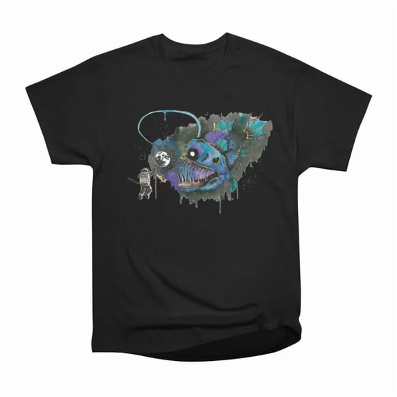 Anglerfish T-Shirt Tee Gift For Him Merch For Her Apparel For Friend ...