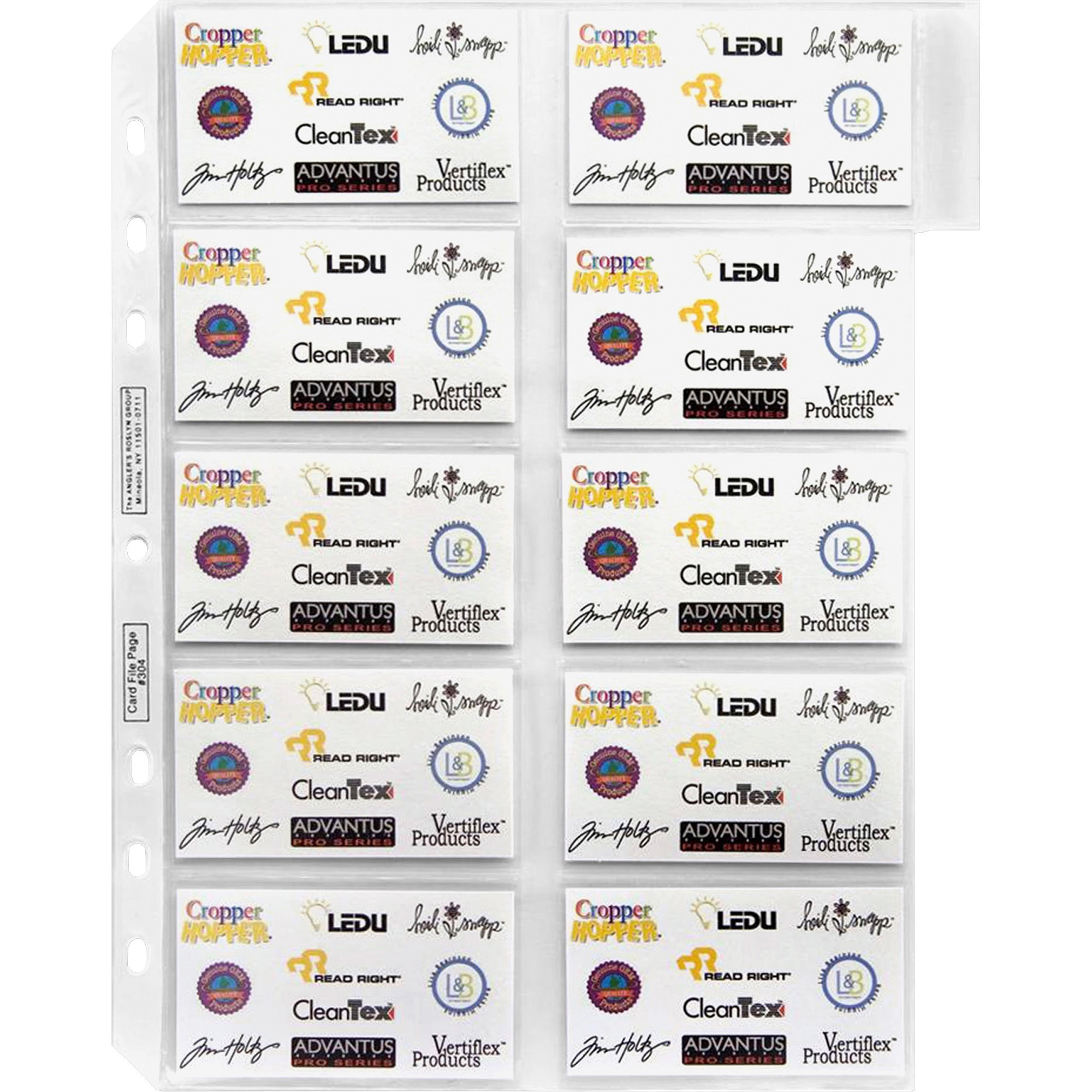 Anglers 3-Ring Business Card Pages - Walmart.com
