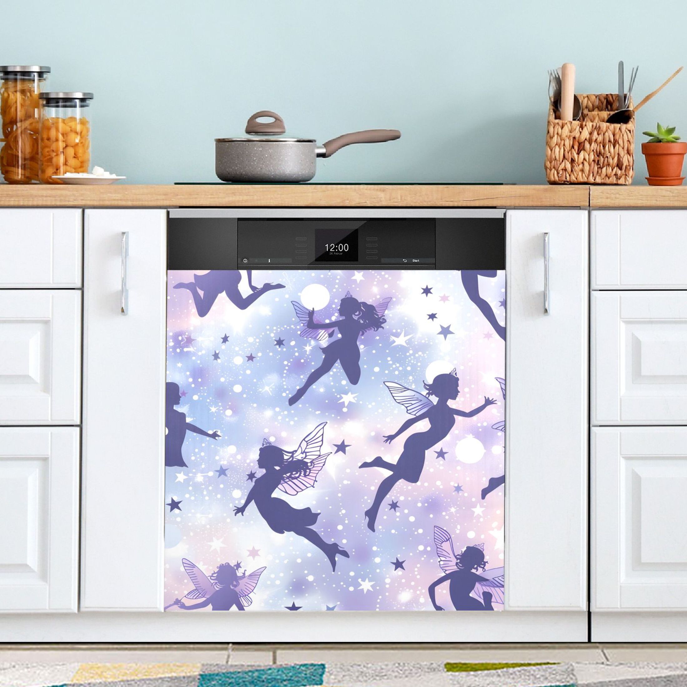 Angles Flying Stars Dreamy Color Dishwasher Magnet Refrigerator ...