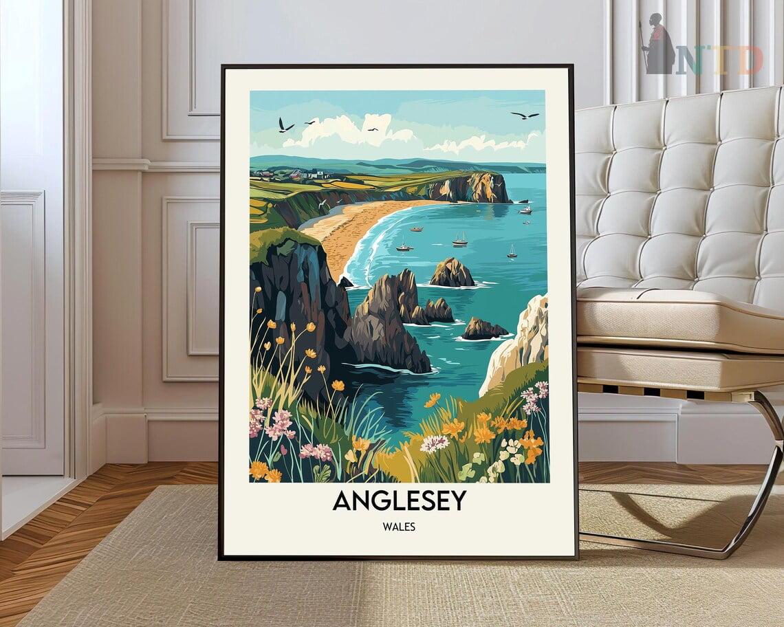 Anglesey Print, Anglesey Wall Art, Anglesey Poster, Anglesey Photo, Anglesey Poster Print ...