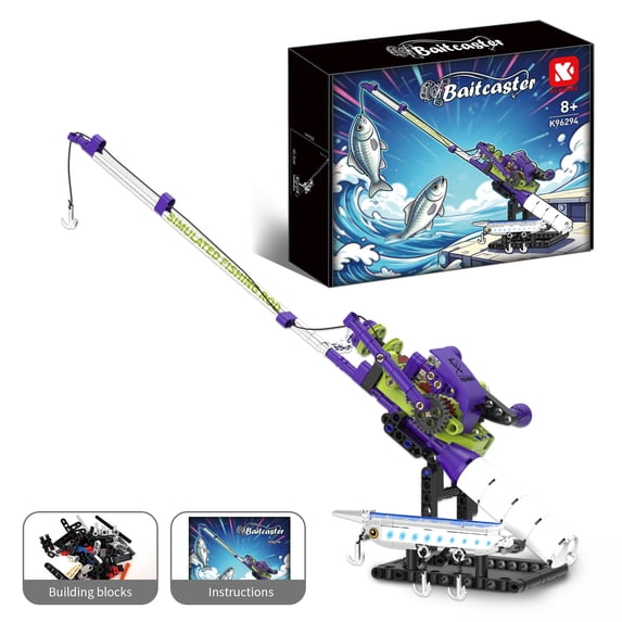 Angling Baitcasting Reel Fishing Rod Building Block Set ,Compatible ...