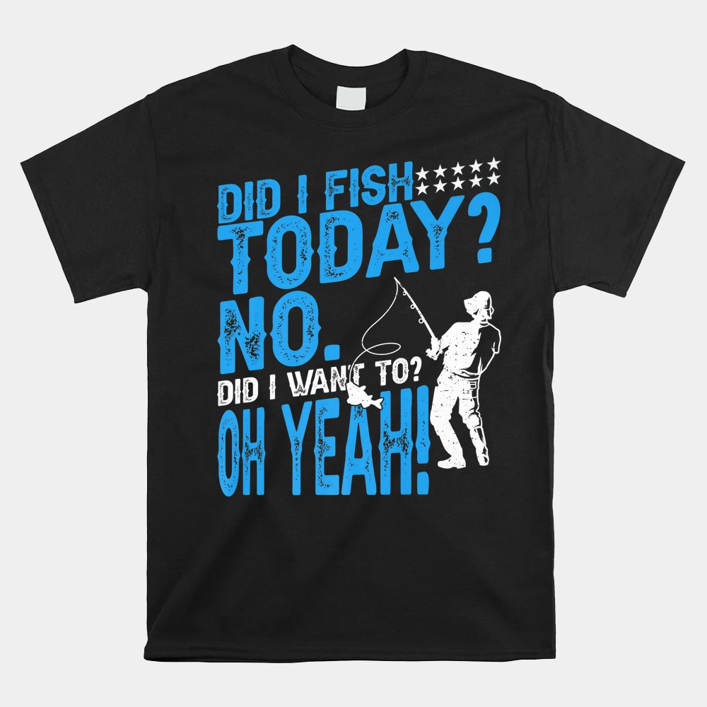 Angling Fish Fishing Dad Angler Fisherman Fisherwoman Shirt Gift Black ...