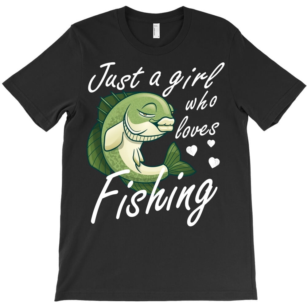 Angling Girlfriend Funny Cute Fish Angler Women Gifts Fishing Girl ...