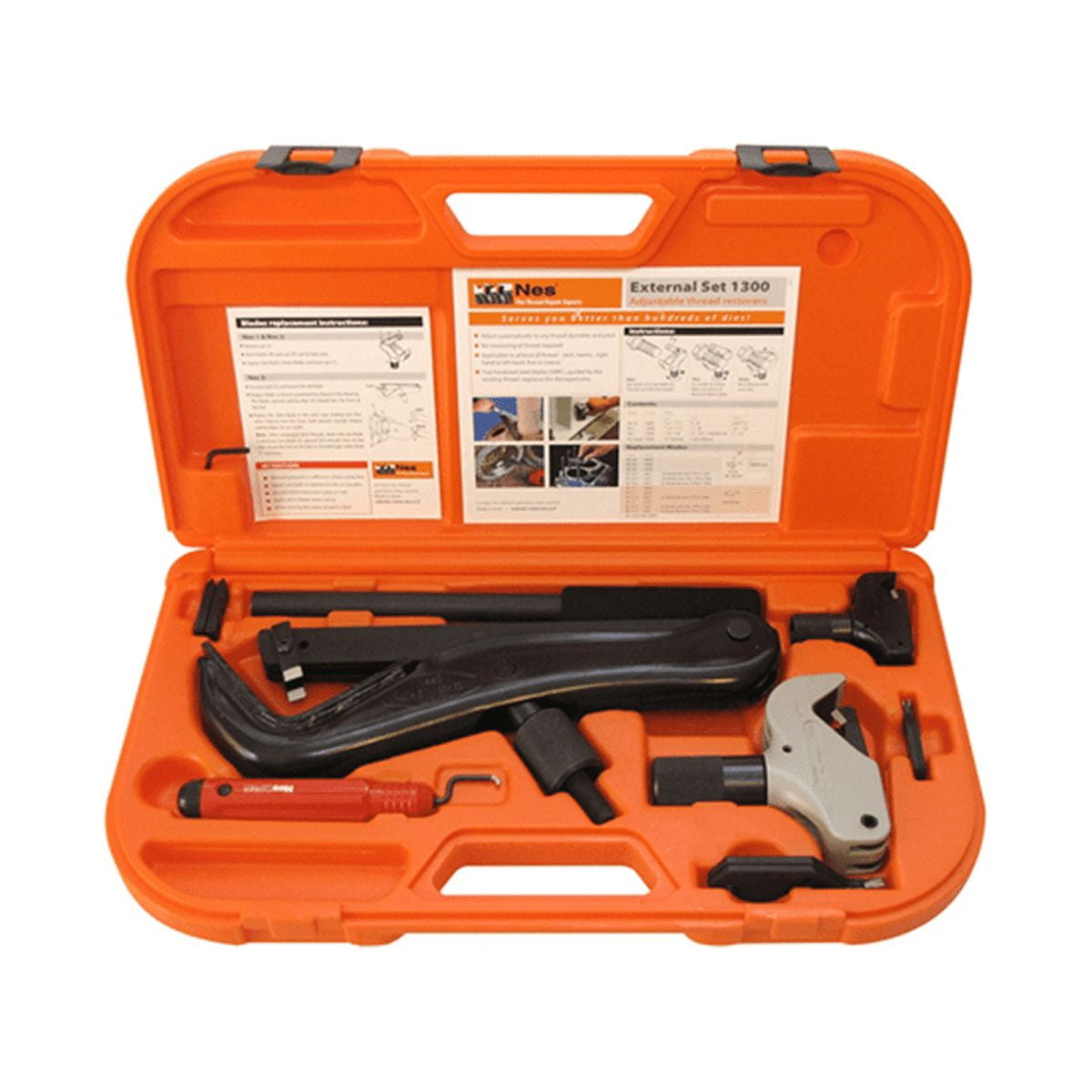 Anglo American NES1300 3 Piece External Thread Repair Set, 5/32" to 6 ...