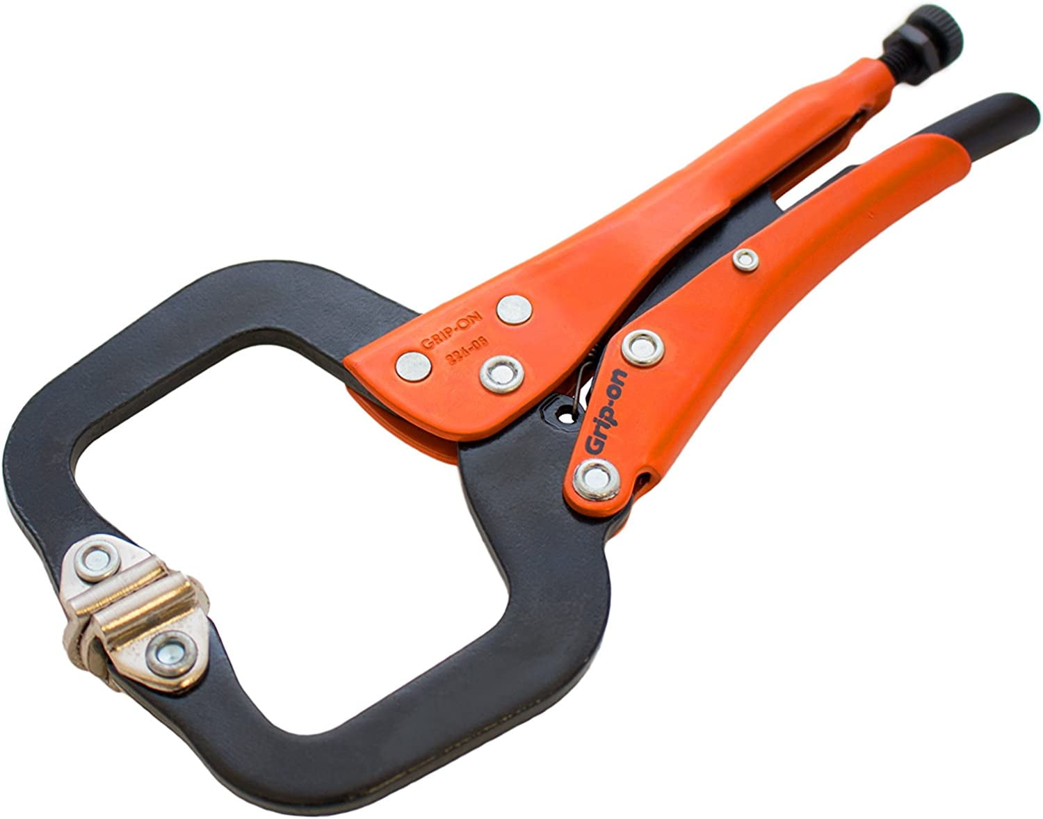Anglo American Tools - Grip-On 6" Locking C-Clamp with Swivel Tips ...
