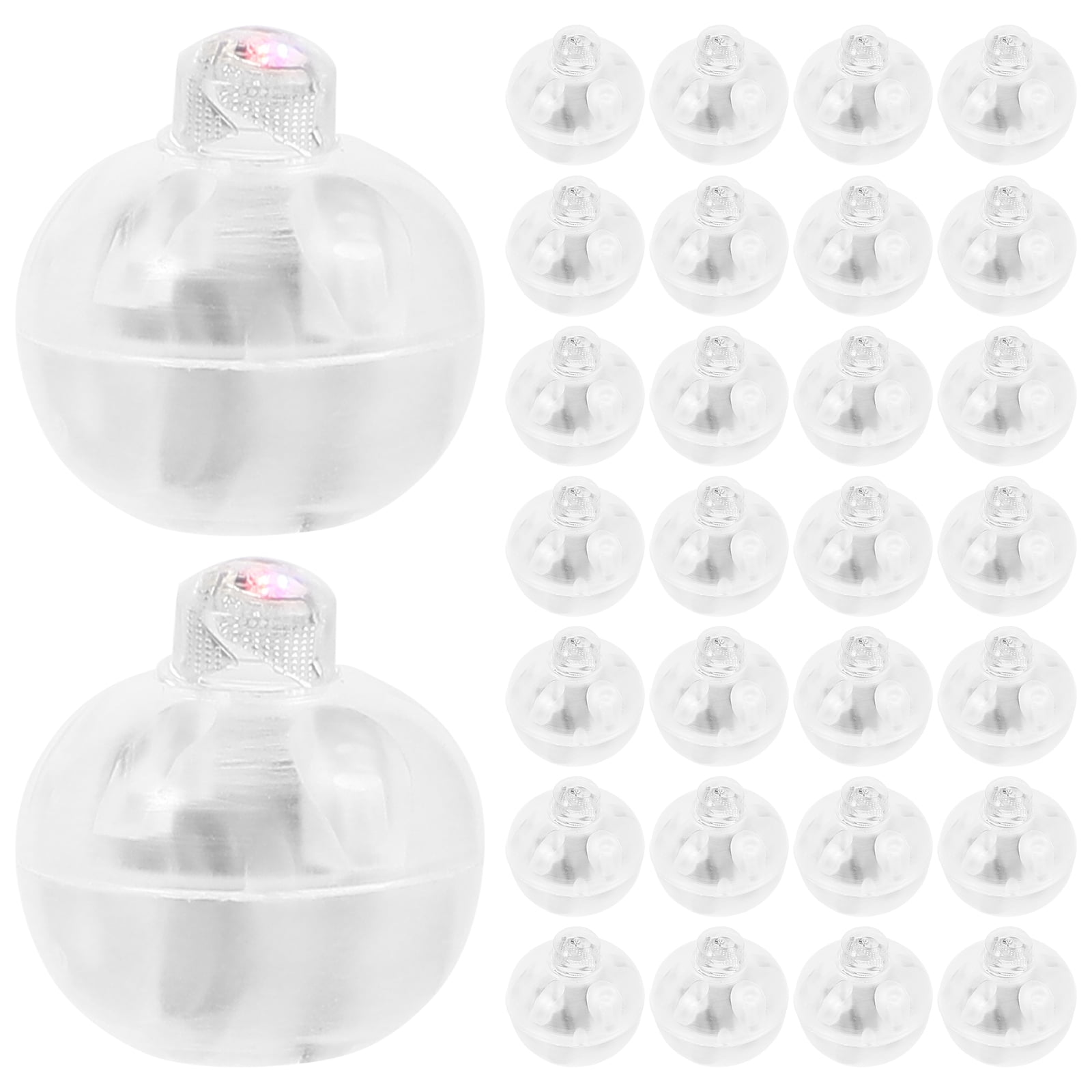 Angoily 100 PCS Round LED Flash Ball Lamp Balloon Light Ornament ...
