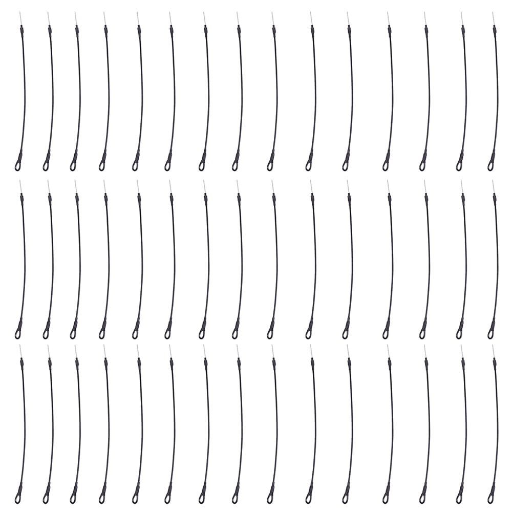 Angoily 50pcs Security Lanyard Wire Loop To Pin Hanging Clothes String ...