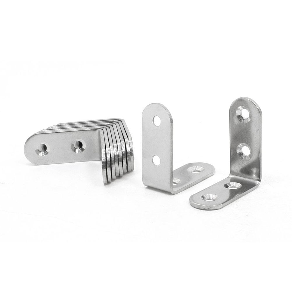 Angoily 5Pcs 40mm * 40mm * 16mm Stainless Steel 90 Degree Angle Bracket ...