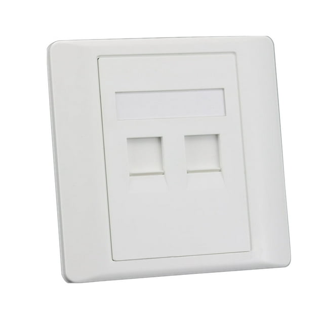 Angoily CAT 6 Wall Outlet Plate RJ-45 Network Ethernet Socket with ...