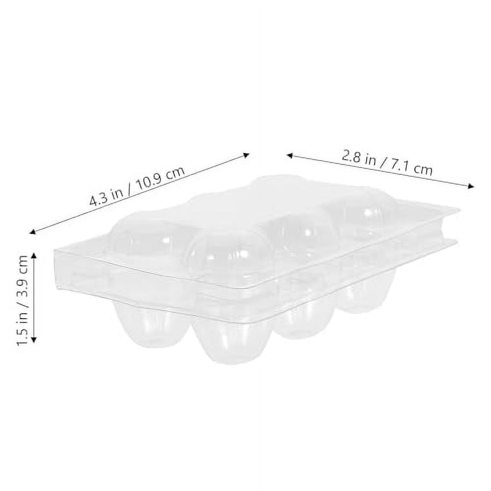 Angoily Egg Container 50PCS Quail Egg Cartons 6 Grids, Small Quail Egg ...