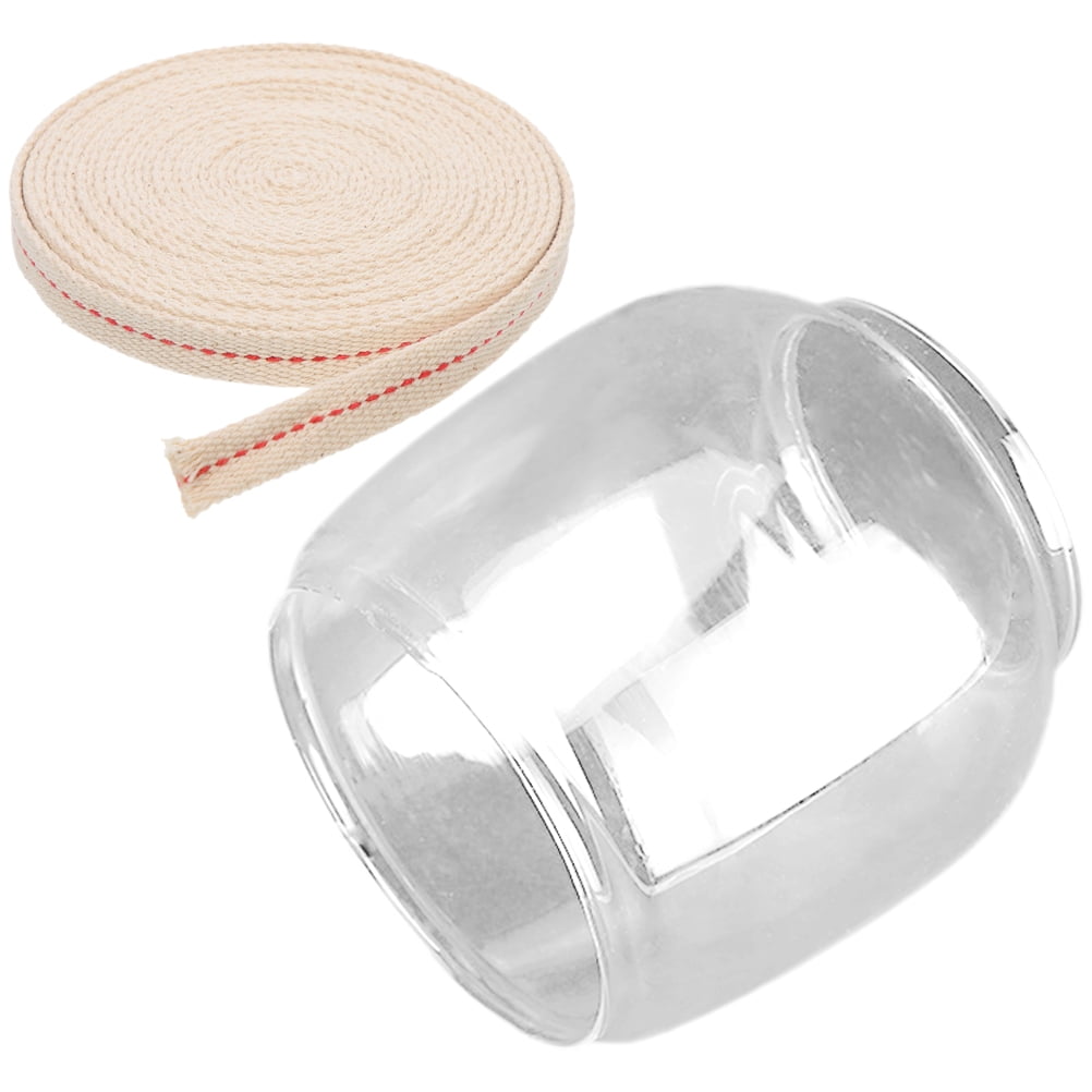 Angoily Oil Lamp Chimney Kerosene Protector Replacement Glass Shade ...