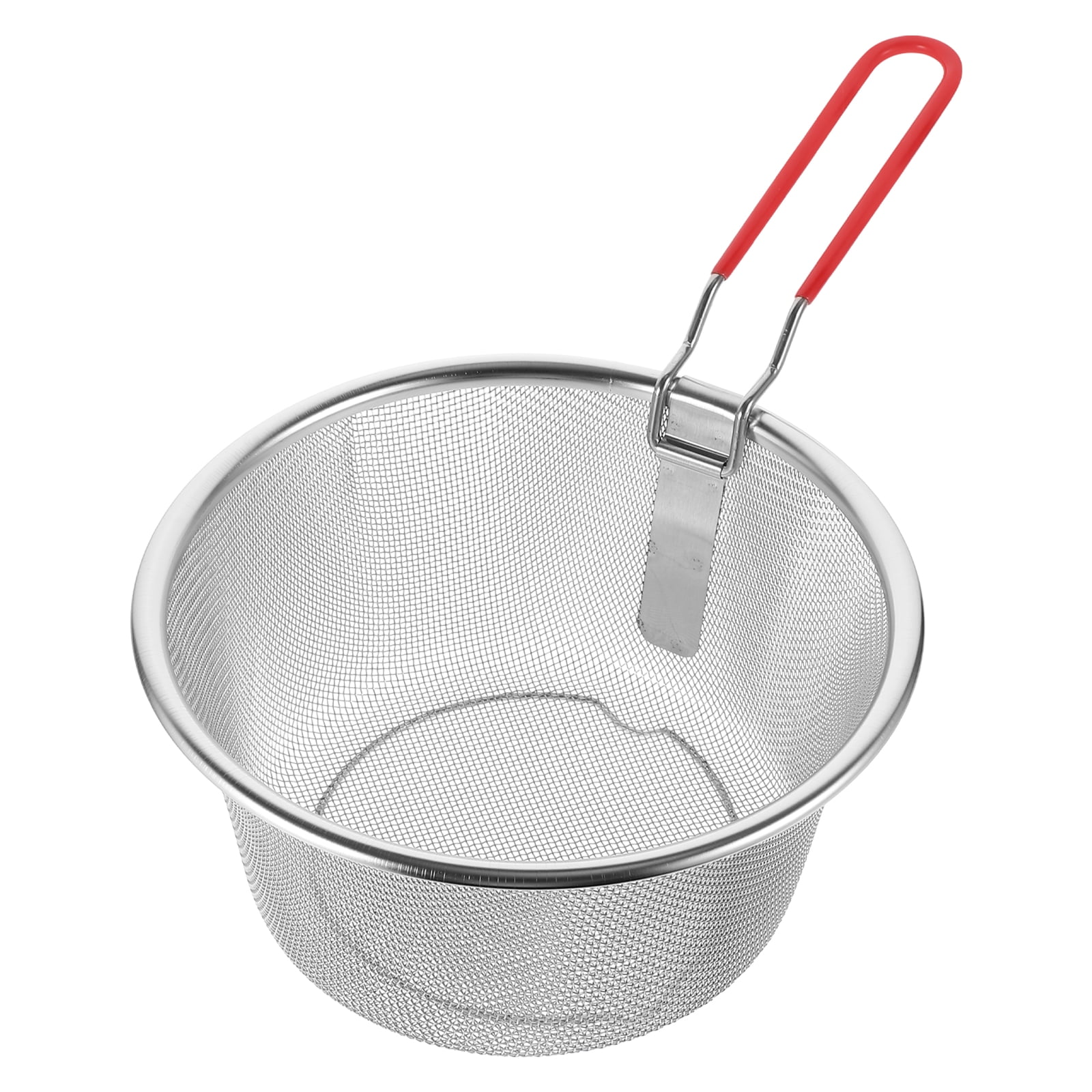 Angoily Pasta Strainer Basket Stainless Steel Fine Mesh Spaghetti ...