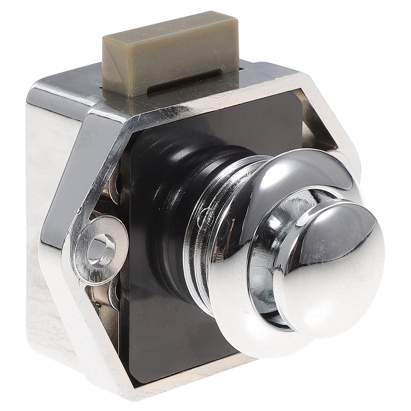 Angoily Push Button Latch Cupboard Latch Lock Plating Drawer Cabinet ...