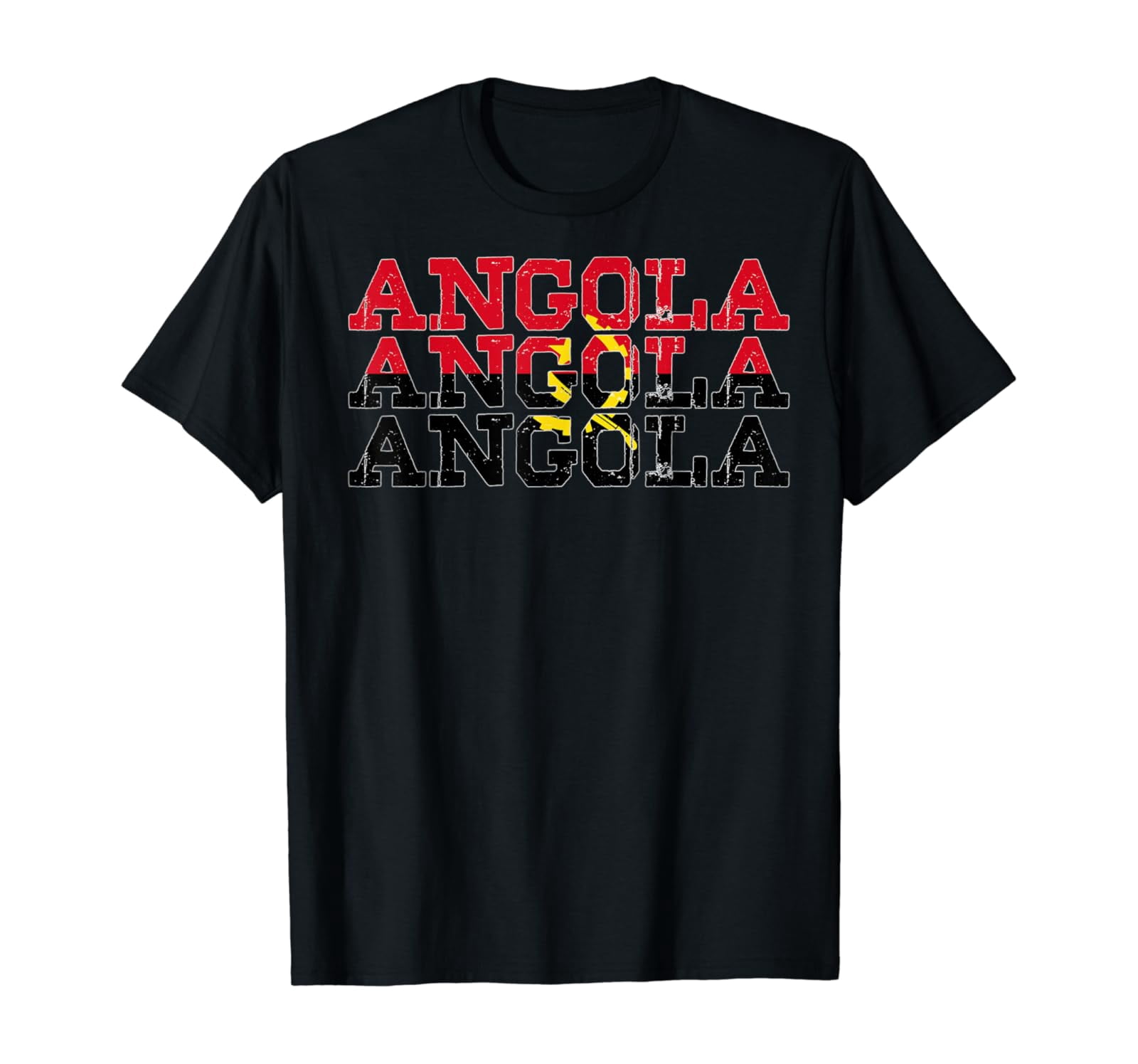 Angola | Angolan Flag Sports Lovers T-Shirt All Size S-5Xl - Walmart.com