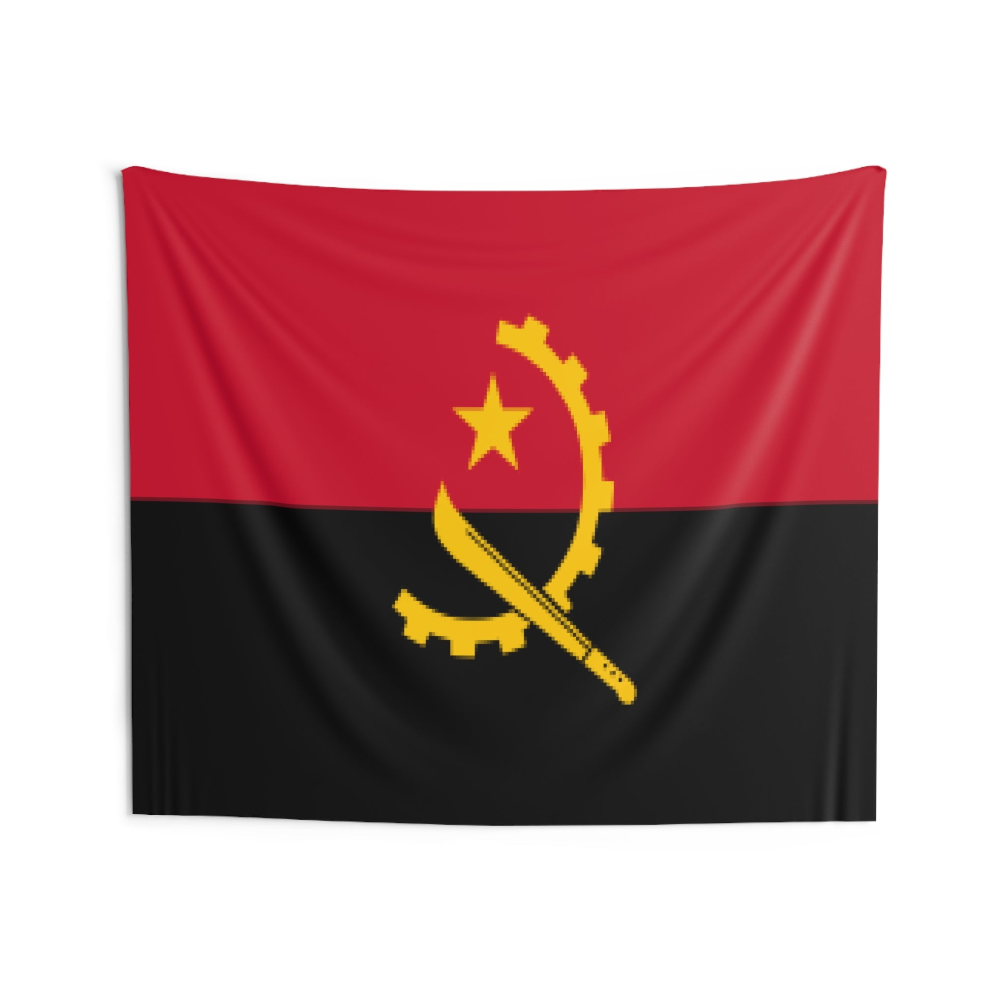 Angola Country Flag Wall Hanging Tapestry - Walmart.com