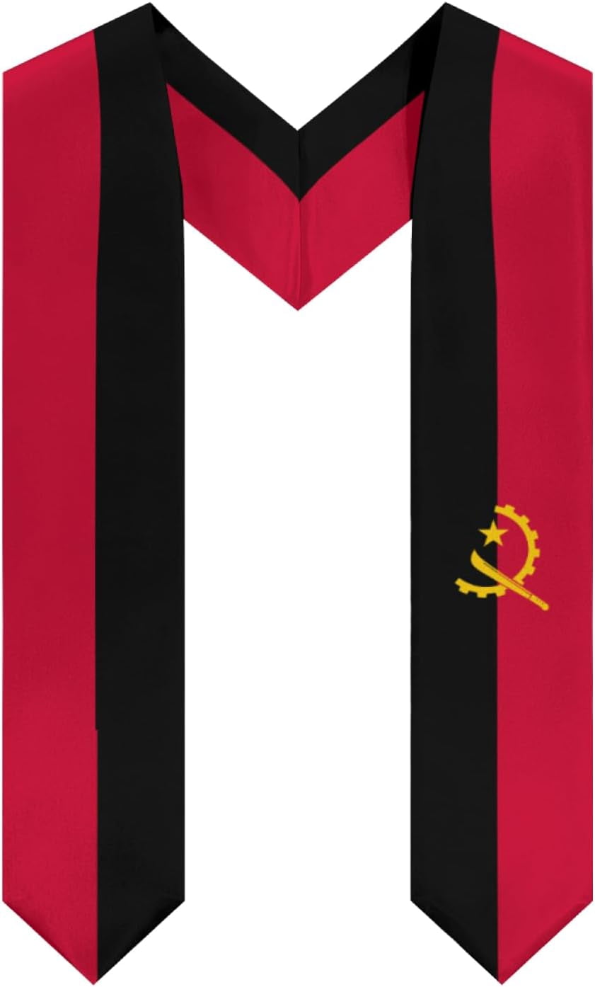 Angola Flag Graduation Stole Shawl Sash Honor For Study Aboard ...