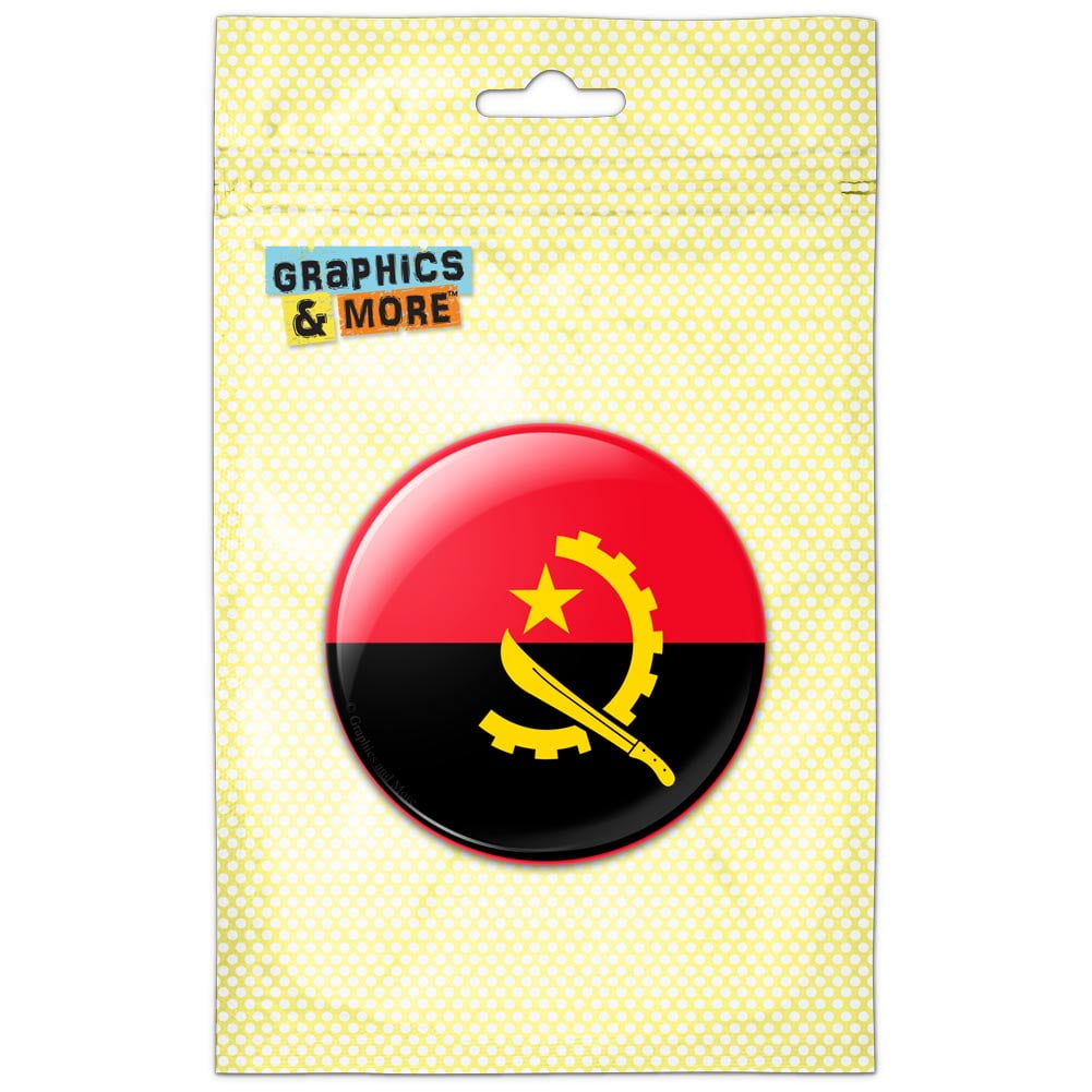 Angola National Country Flag Refrigerator Button Magnet - Walmart.com