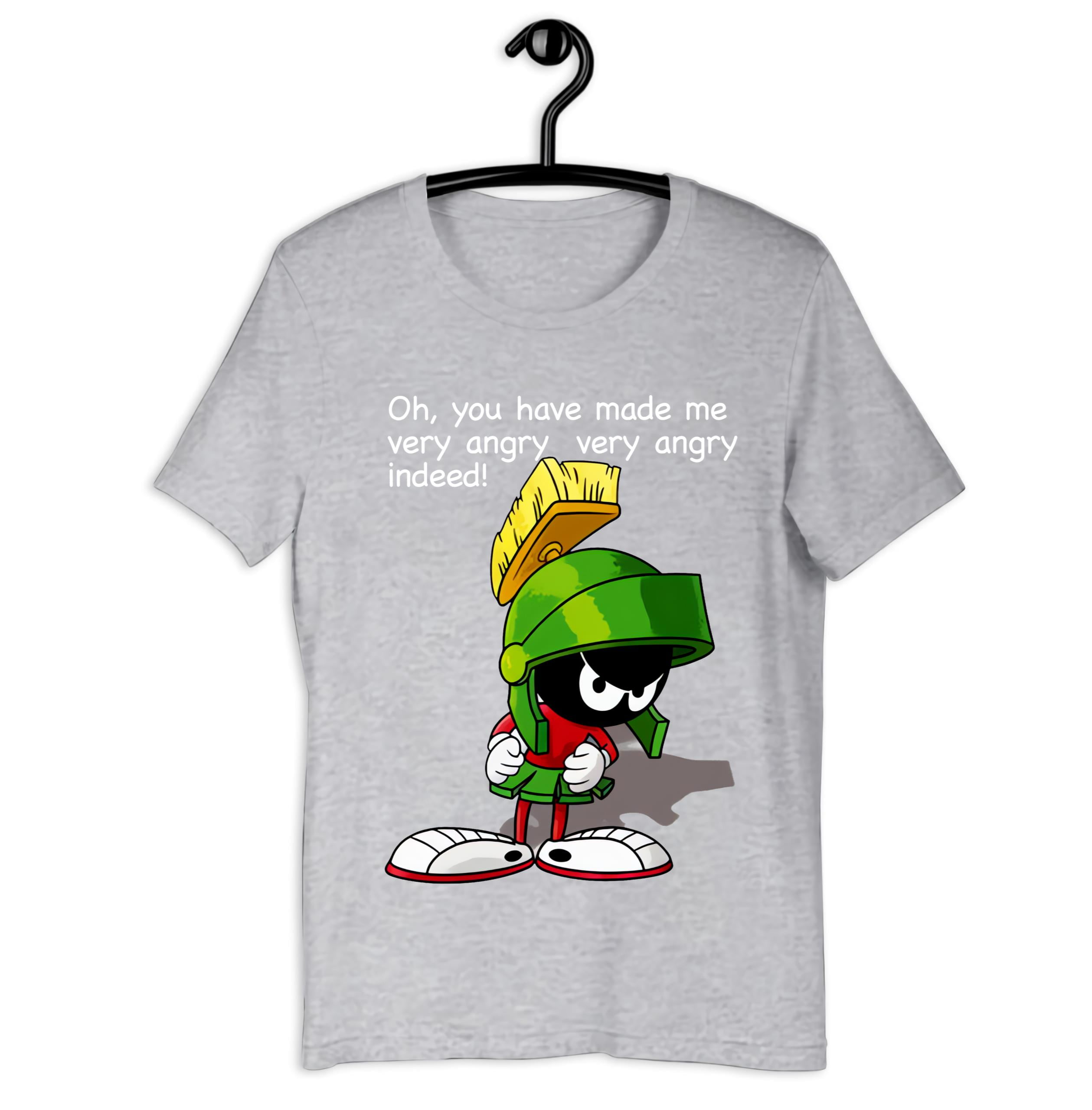 Angry Alien Cartoon Shirt – Retro Sci-Fi Humor Graphic Tee New Instock ...