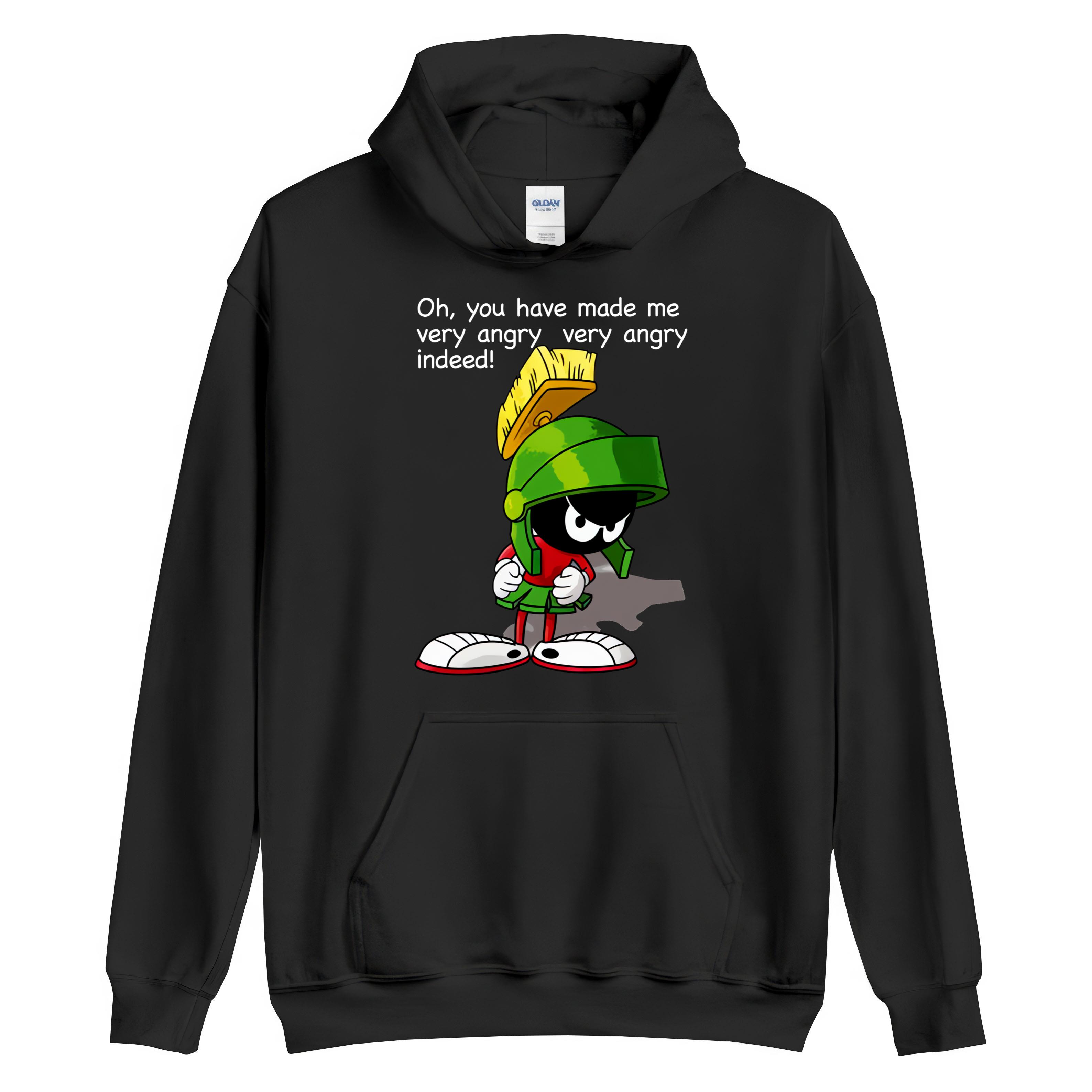 Angry Alien Cartoon Shirt – Retro Sci-Fi Humor Graphic Tee New Instock ...