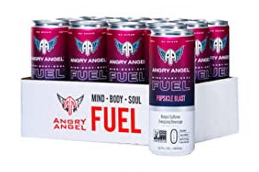 Angry Angel Popsicle Blast Natural Energy Drink (12 count) - Zero Sugar ...