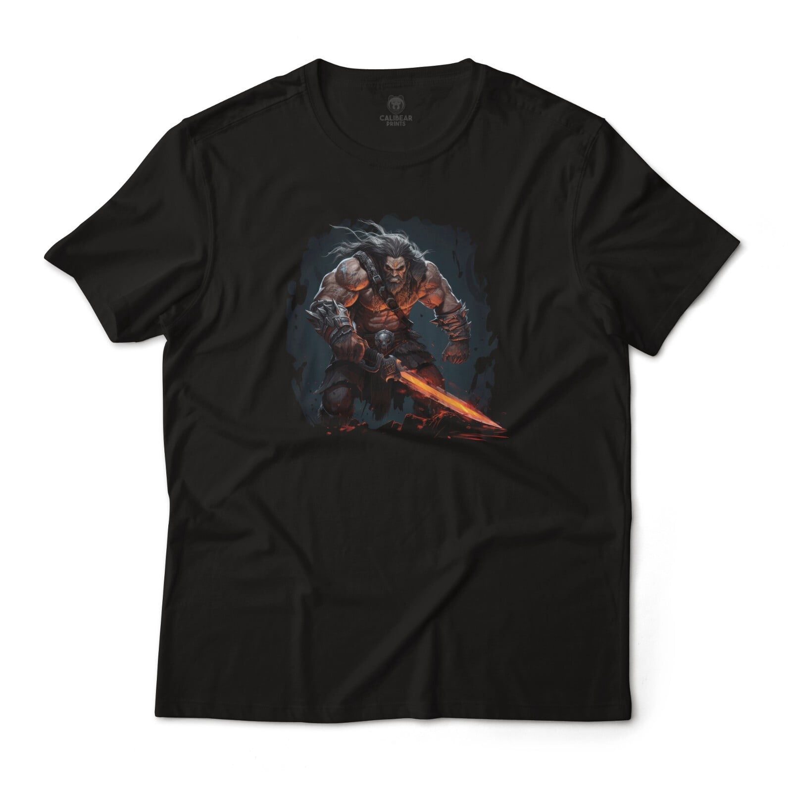Angry Barbarian DnD Fantasy Gaming Graphic T-Shirt Unisex - Walmart.com