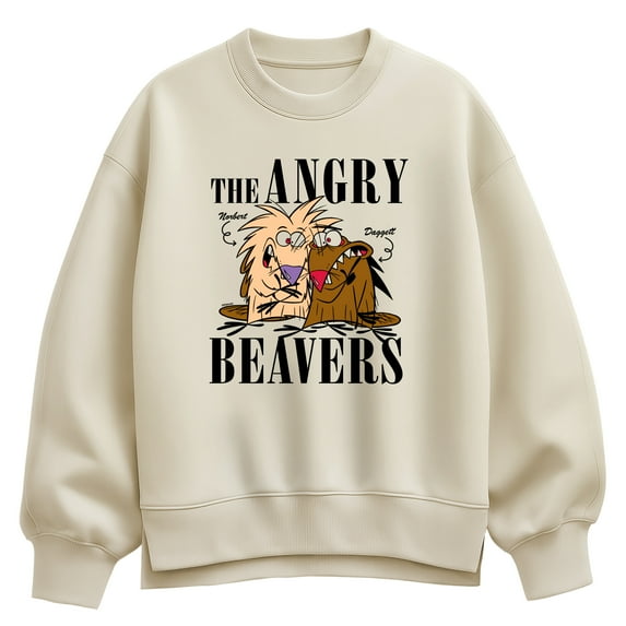 Angry Beavers - The Angry Beavers Brothers - Ladies Oversized Fleece ...