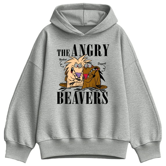 Angry Beavers - The Angry Beavers Brothers - Ladies Oversized Fleece ...