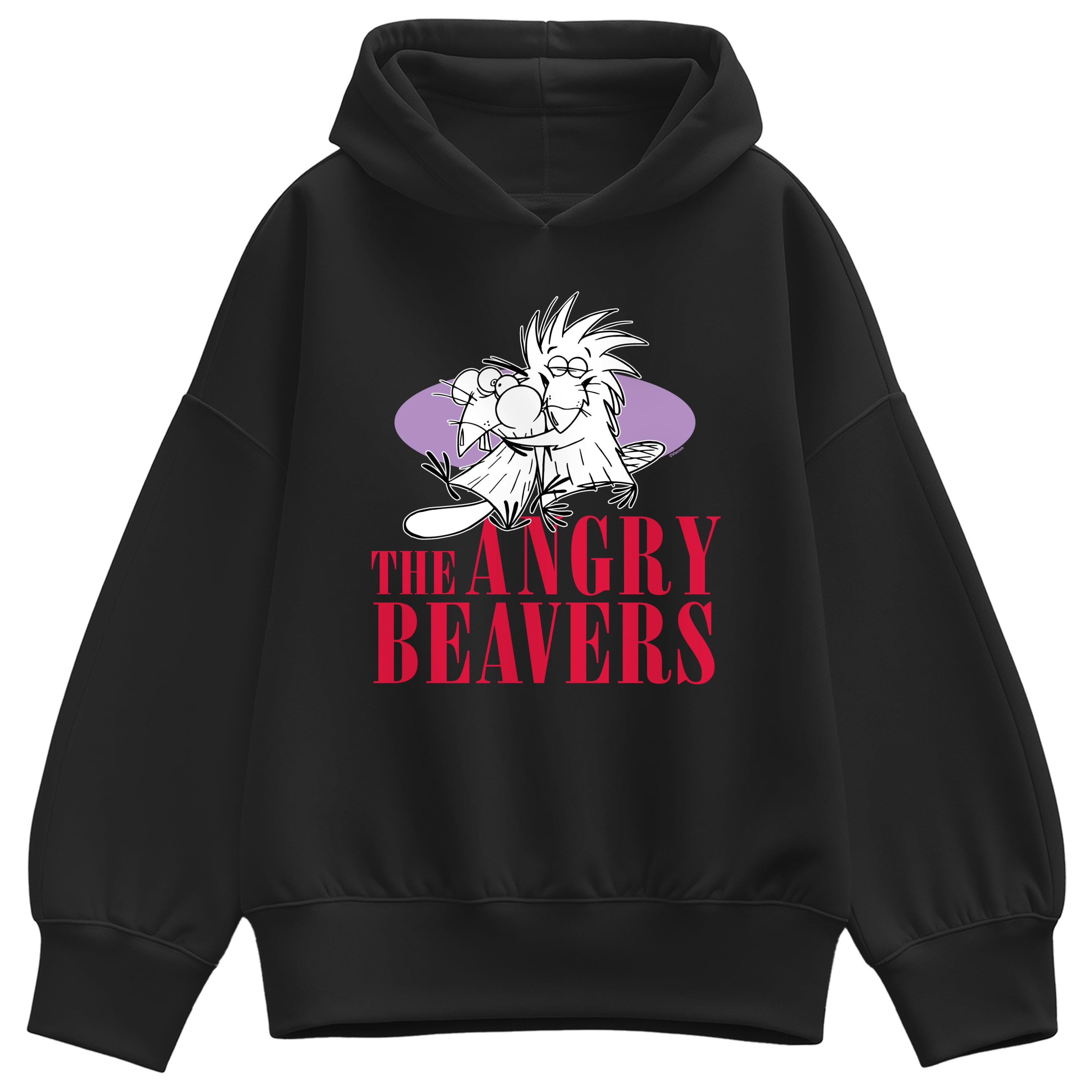 Angry Beavers - The Angry Beavers - Ladies Oversized Fleece Hoodie ...