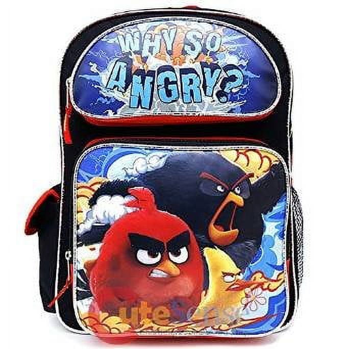 Angry Birds 16" inches Large Backpack - WHY SO ANGRY? - Walmart.com