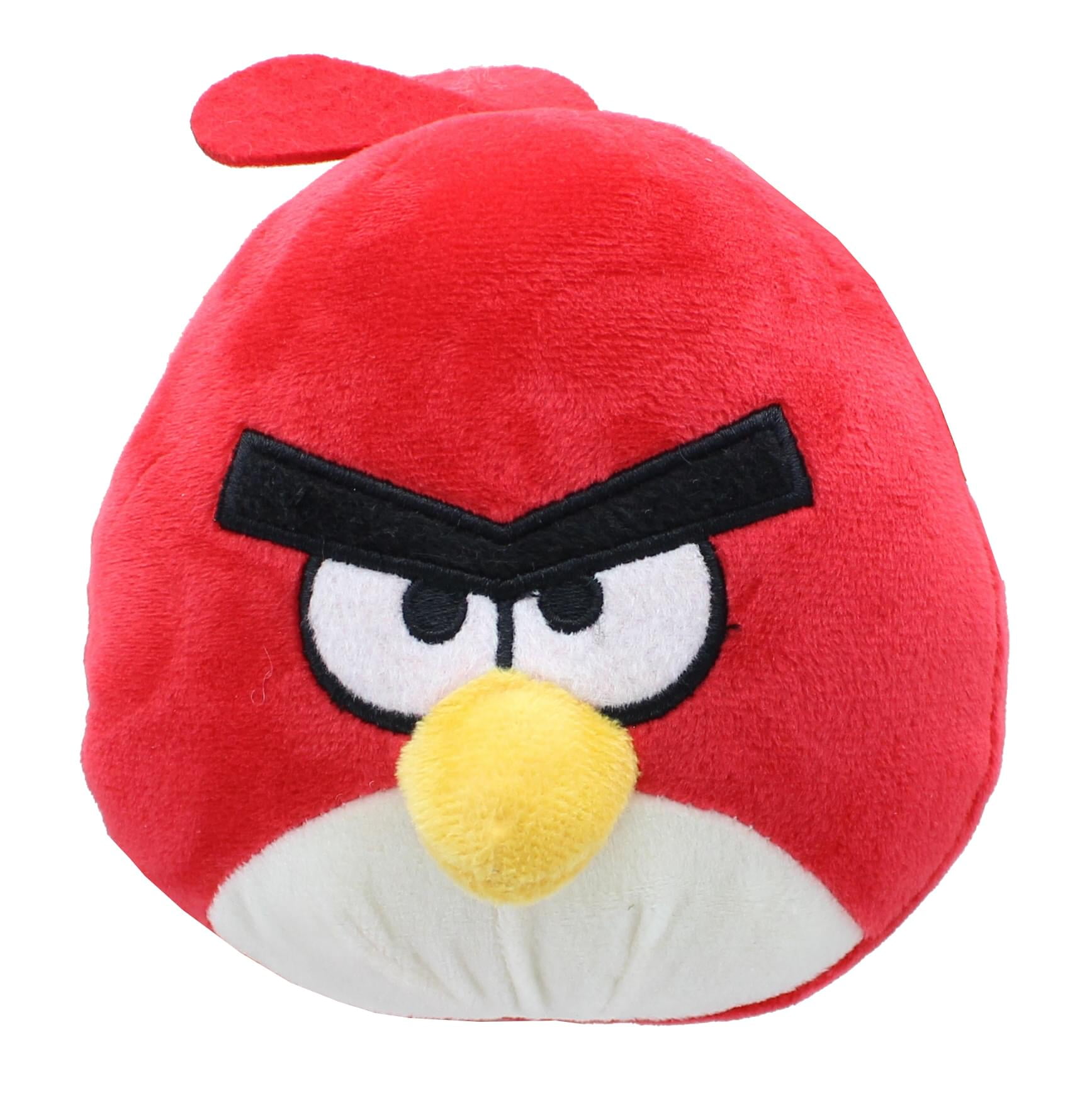Angry Birds 7 Inch Plush Character Head | Red Bird - Walmart.com