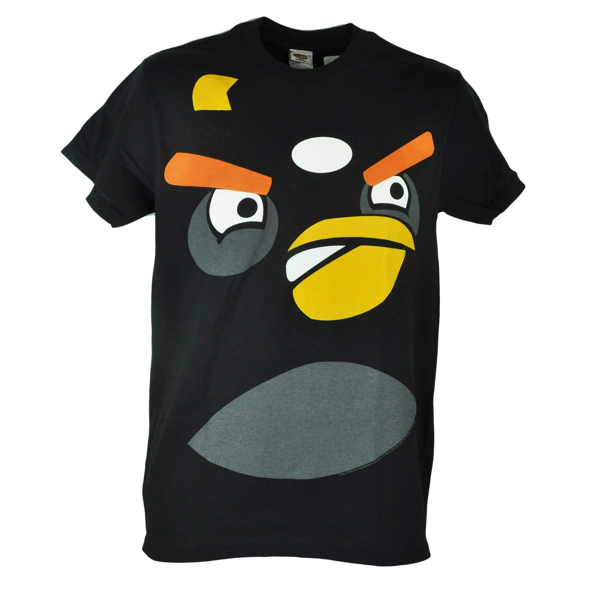 Black Angry Bird Face