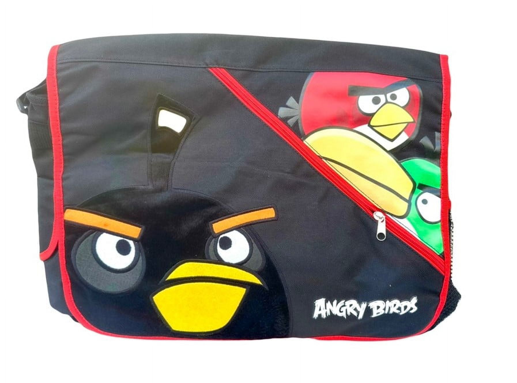 Angry Birds Black Messenger Bag - Walmart.com