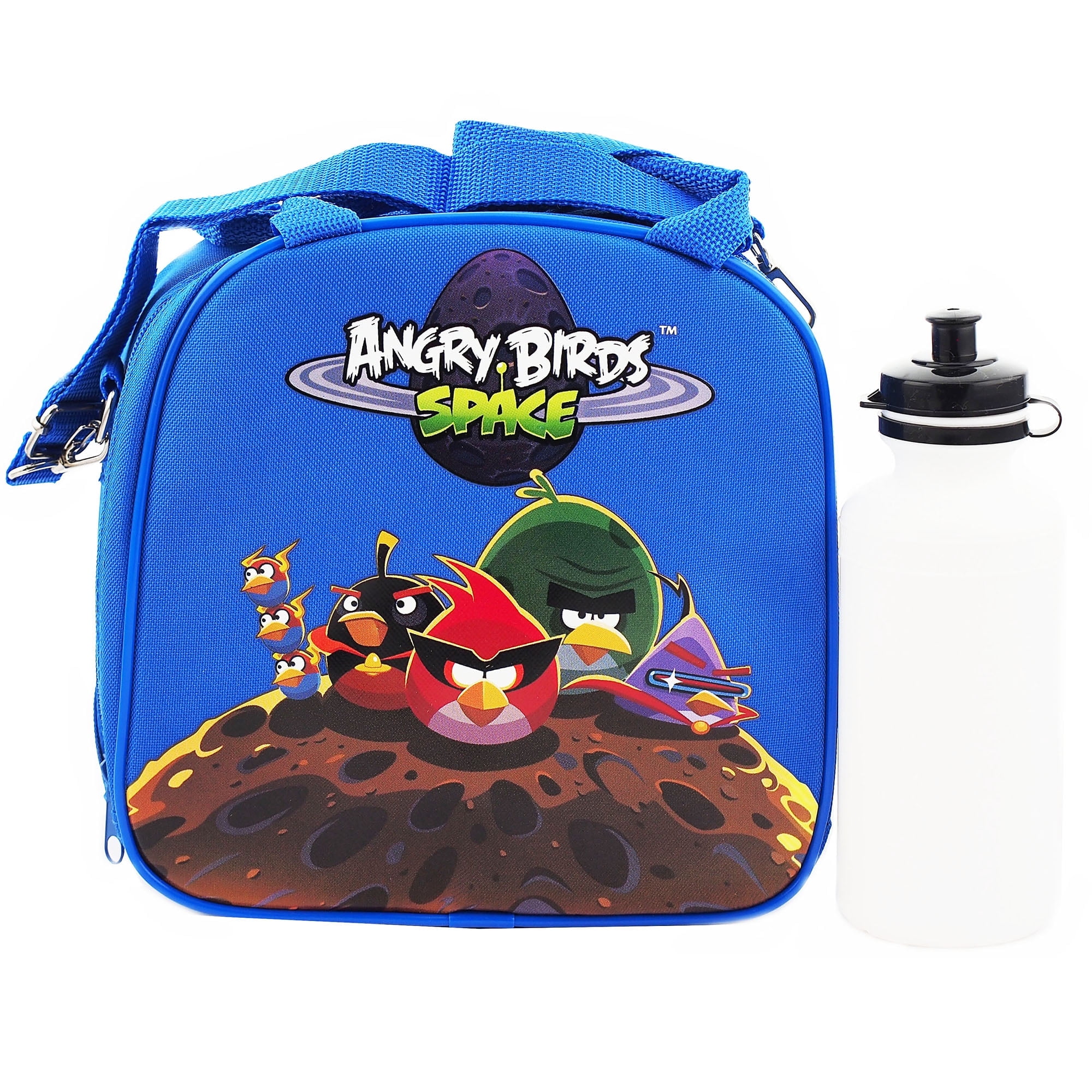 Angry Birds Blue Lunch bag with Water Bottle - Walmart.com