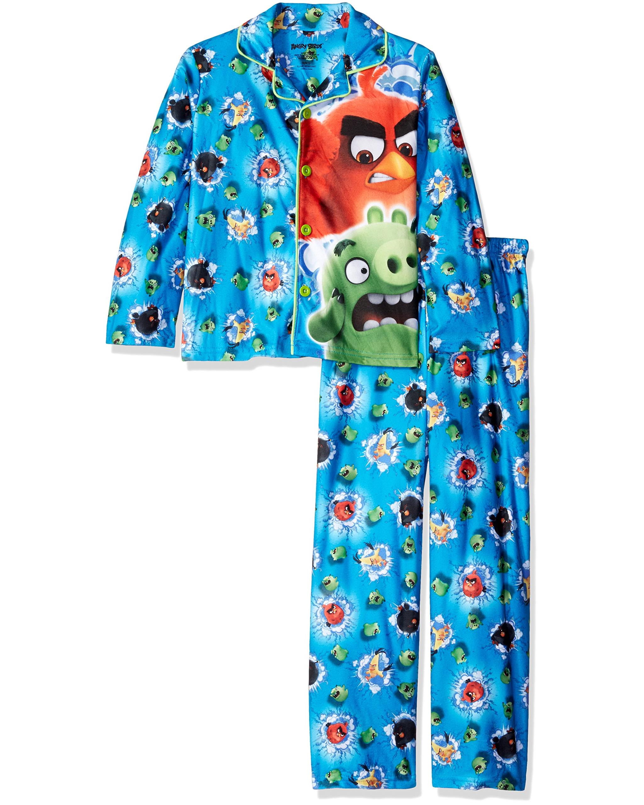 Angry Birds Boys' Sleepwear Coat Set, Blue, Size: Small - Walmart.com