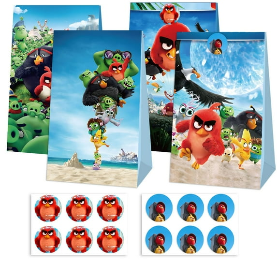 Angry Birds Candy Bags 12PCS Party Favor Gift Bags Birthday Party ...
