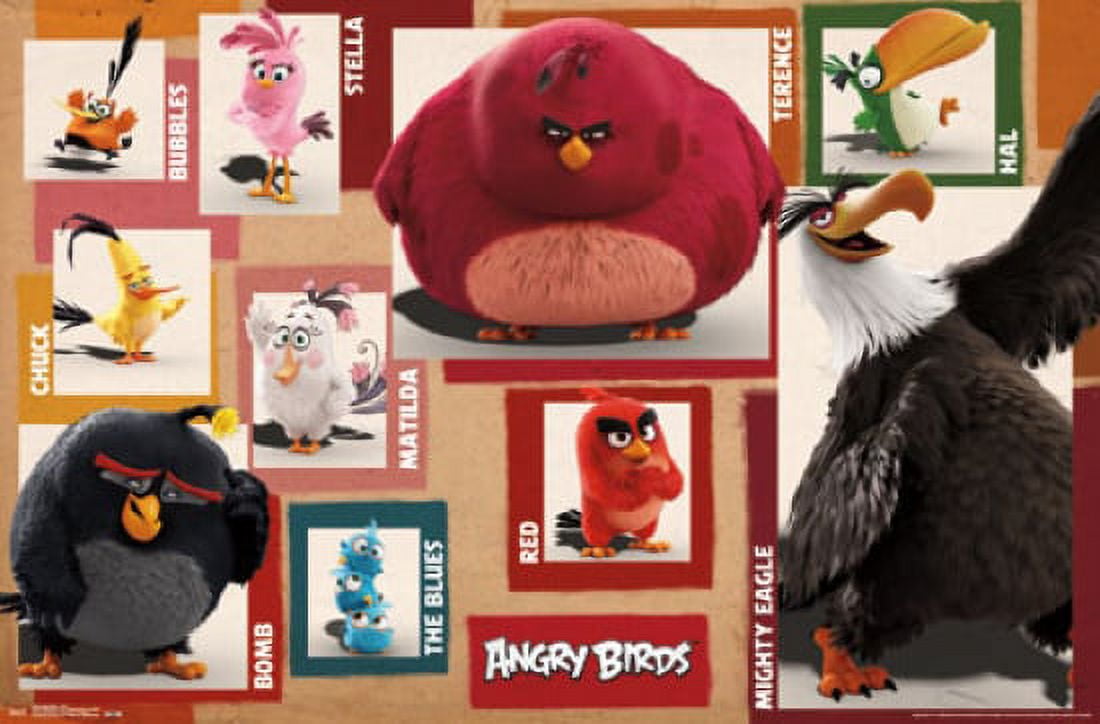 Angry Birds - Chart Poster Print (22 x 34) - Walmart.com