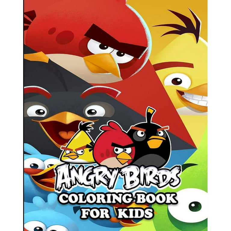 angry bird coloring pages for kids
