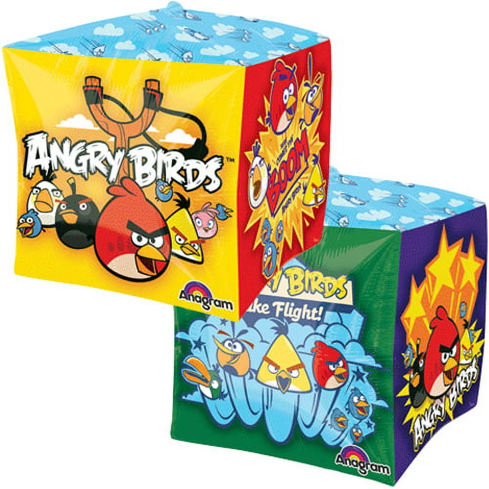 Angry Birds Cubez Foil Mylar Balloon (1ct) - Walmart.com