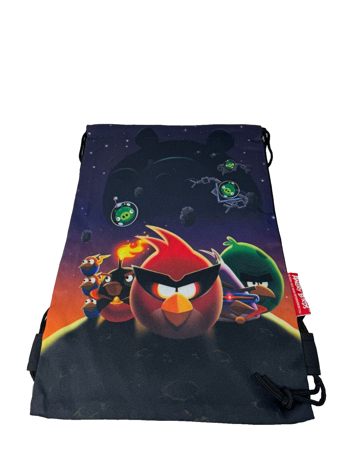 Angry Birds Drawstring Backpack School Sport Grey Gym Bag - Walmart.com