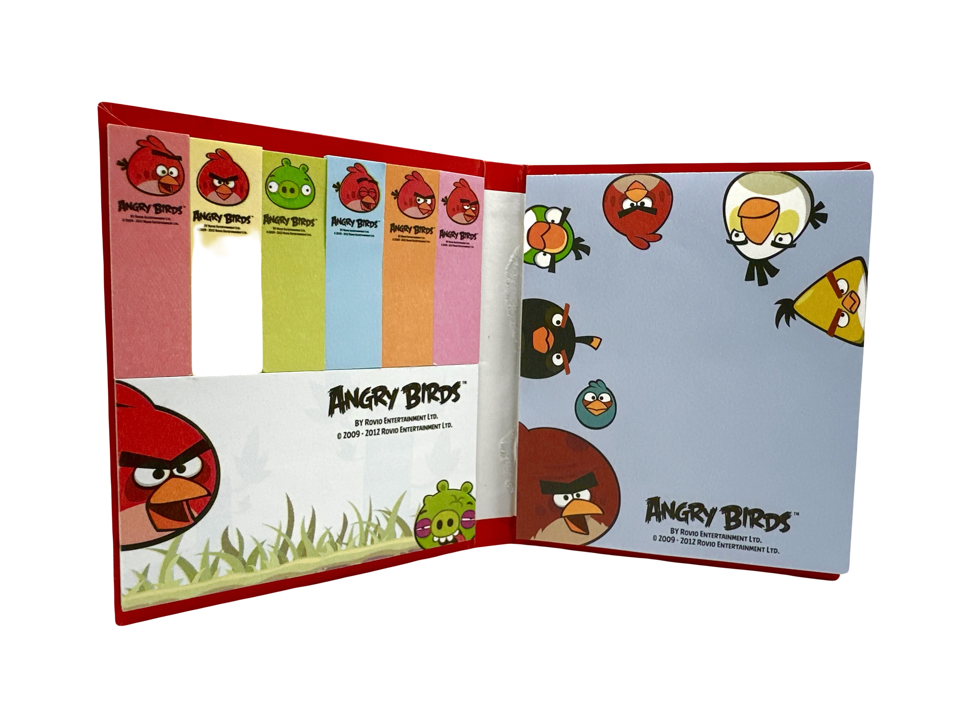 Angry Birds Full Squad w/Red Cover Assorted Sticky Notes Booklet ...