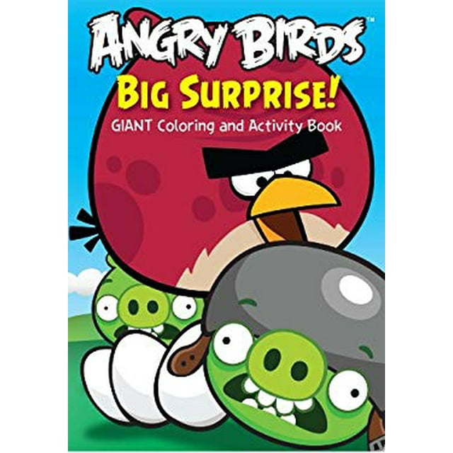 Pre-Owned Angry Birds Giant Coloring and Activity Book-Big Surprise ...