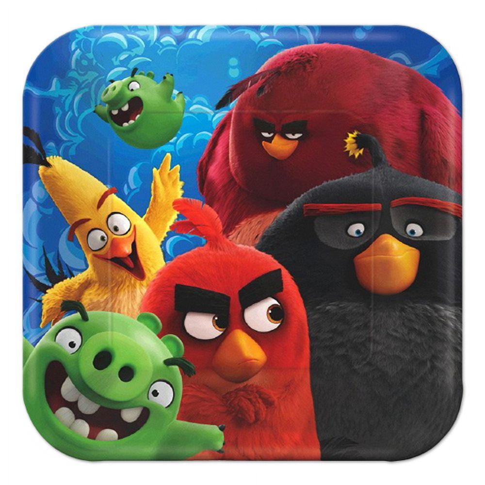 Angry Birds Movie 7 Inch Small Dessert Plates - Walmart.com
