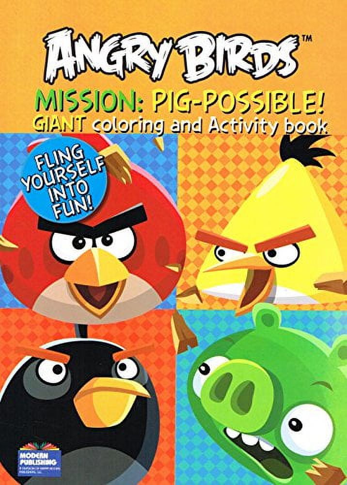 Angry Birds Mission: Pig-Possible Assorted Coloring Book with Twistable ...