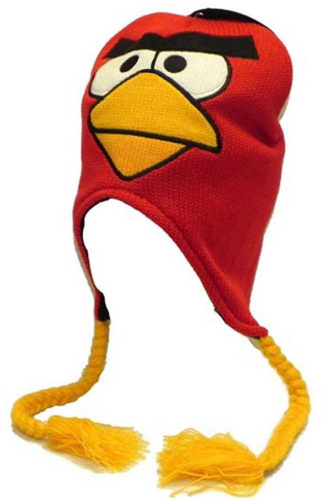 Angry Birds Red Bird Knit Peruvian Laplander Cap - Walmart Business ...