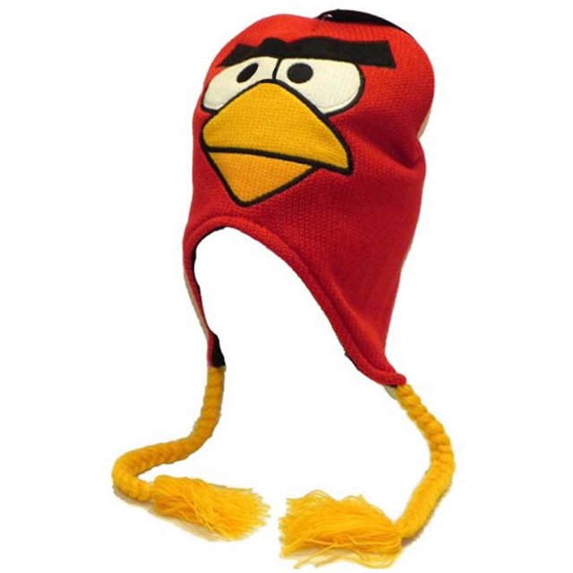 Angry Birds Red Bird Knit Peruvian Laplander Cap - Walmart Business ...