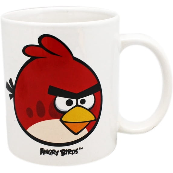 Angry Birds Officially Licensed Red Bird Ceramic Coffee Mug, 12 oz ...