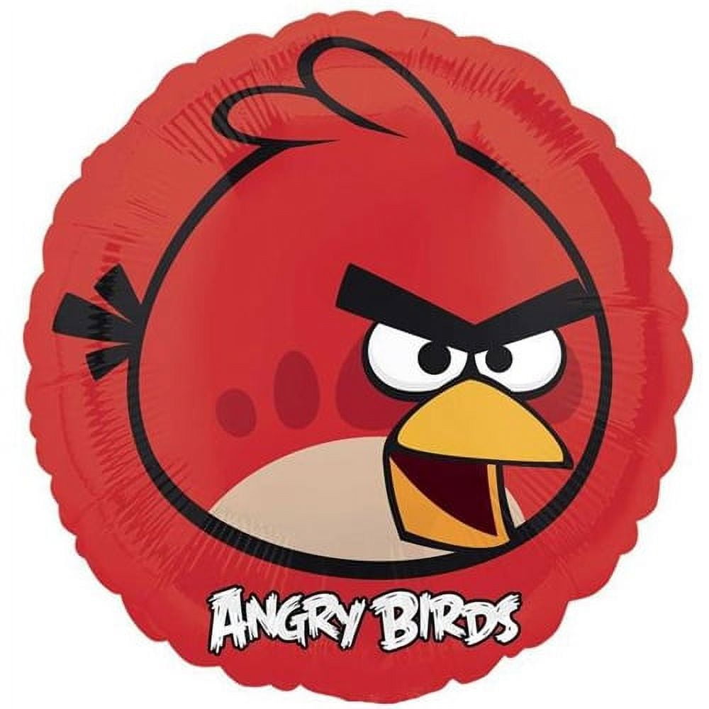 Angry Birds Authentic Licensed Red Foil / Mylar Balloon 18" ( Each ...