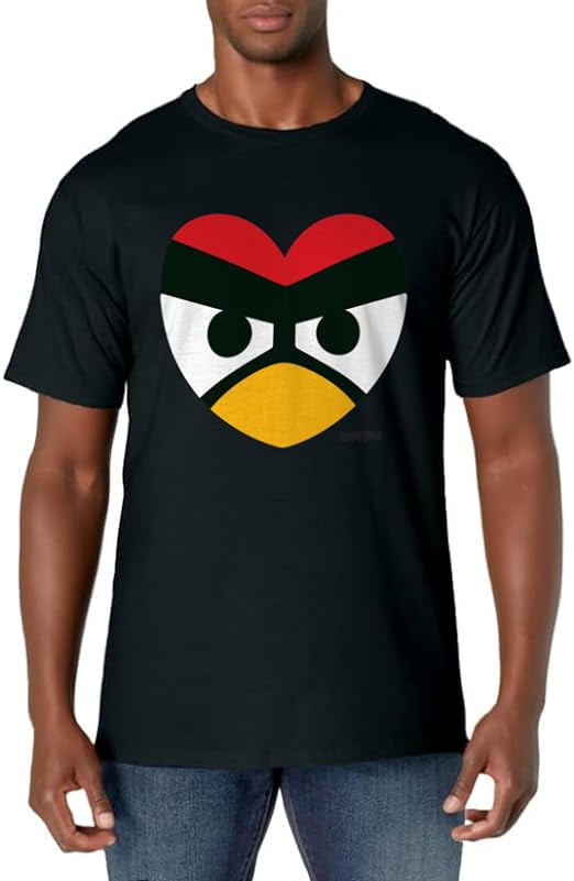 Angry Birds Red Heart Official Merchandise T-Shirt - Walmart.com